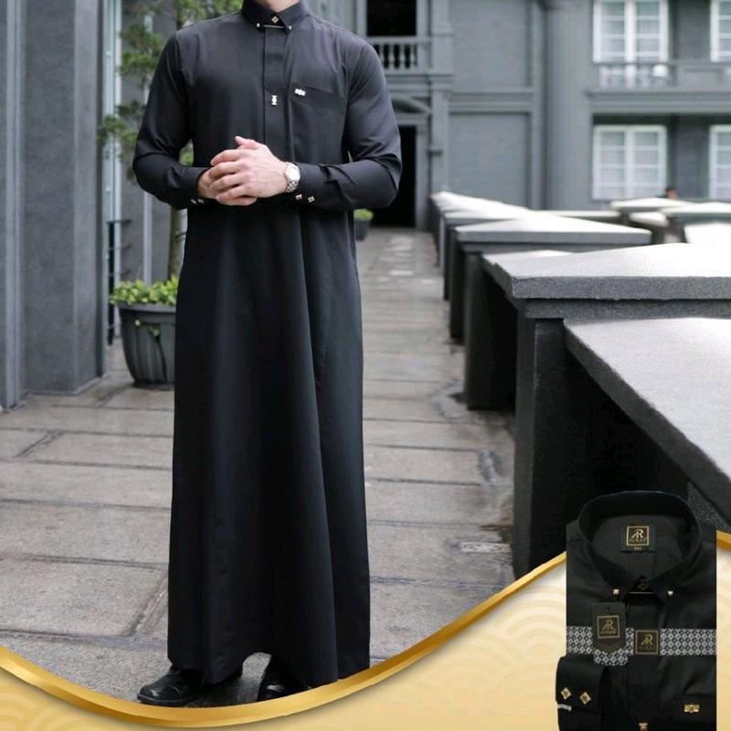 Jubah ALRAZ Desain BARAKBAH Hitam 1071 Edisi Ramadhan 2025 - - Shop ...