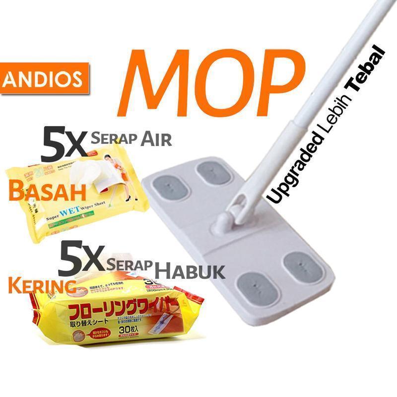 Mop Tisu Pakai Buang Wet Dry Wipe TissueWipes Kertas Pengela - TikTok ...