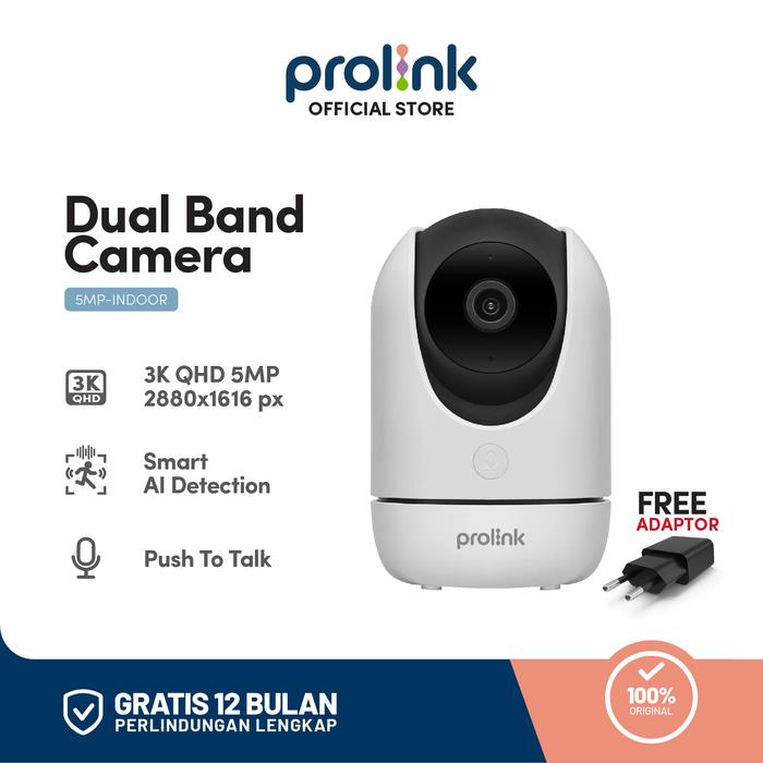 Promo Prolink 5MP Smart IP Cam CCTV Dual Band Wifi Indoor QHD | 3K ...