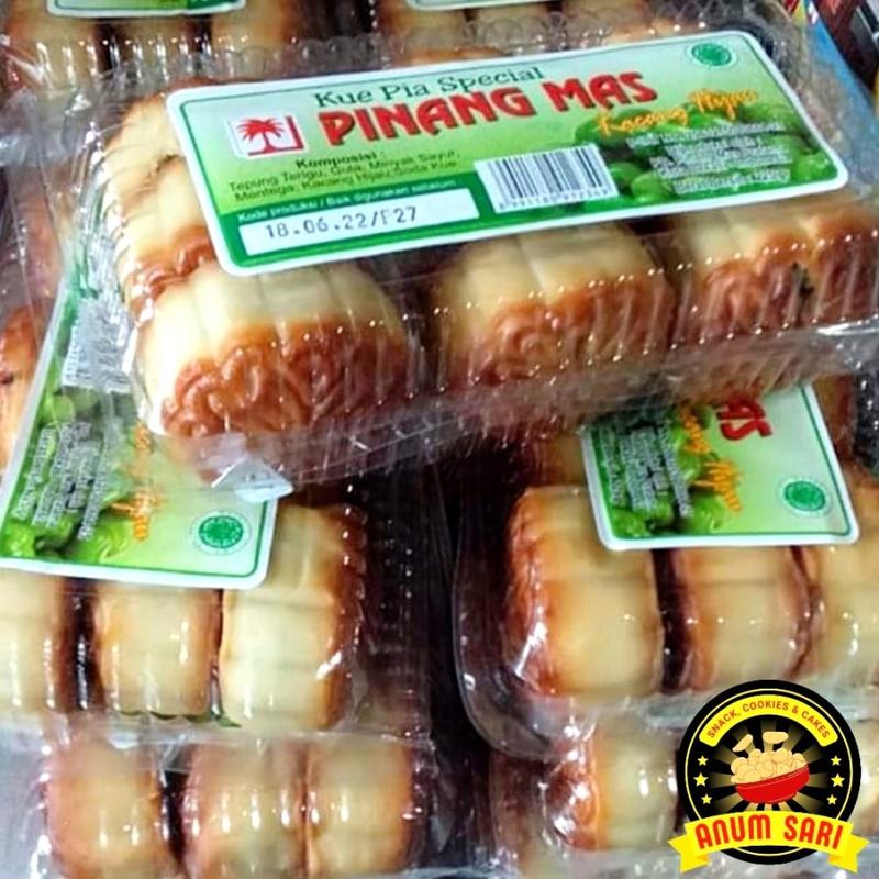 Kue Pia Kacang Hijau Pinang Mas (isi 9 pcs) - Anum Sari - Shop | Tokopedia
