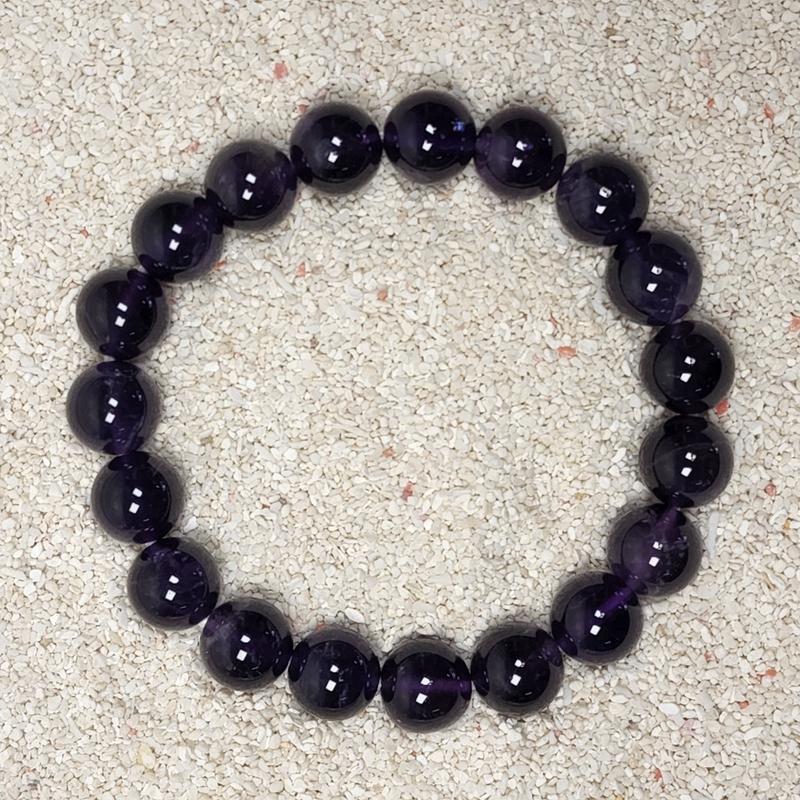 SG LOCAL - AURA HAVEN Premium Natural dark amethyst Bracelet - TikTok ...