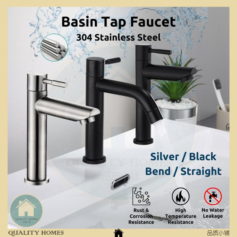 Basin Tap Faucet SUS 304 Stainless Steel Bathroom Wash Basin - TikTok ...