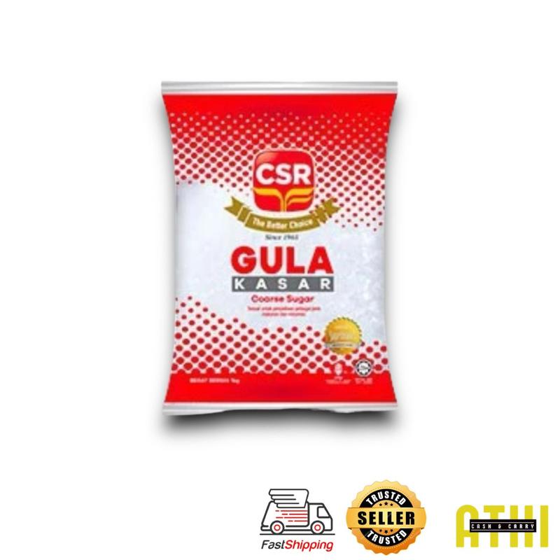 Gula Kasar Putih CSR - 1KG, Sesuai untuk Kuih, Kek, Pastri, Kopi ...