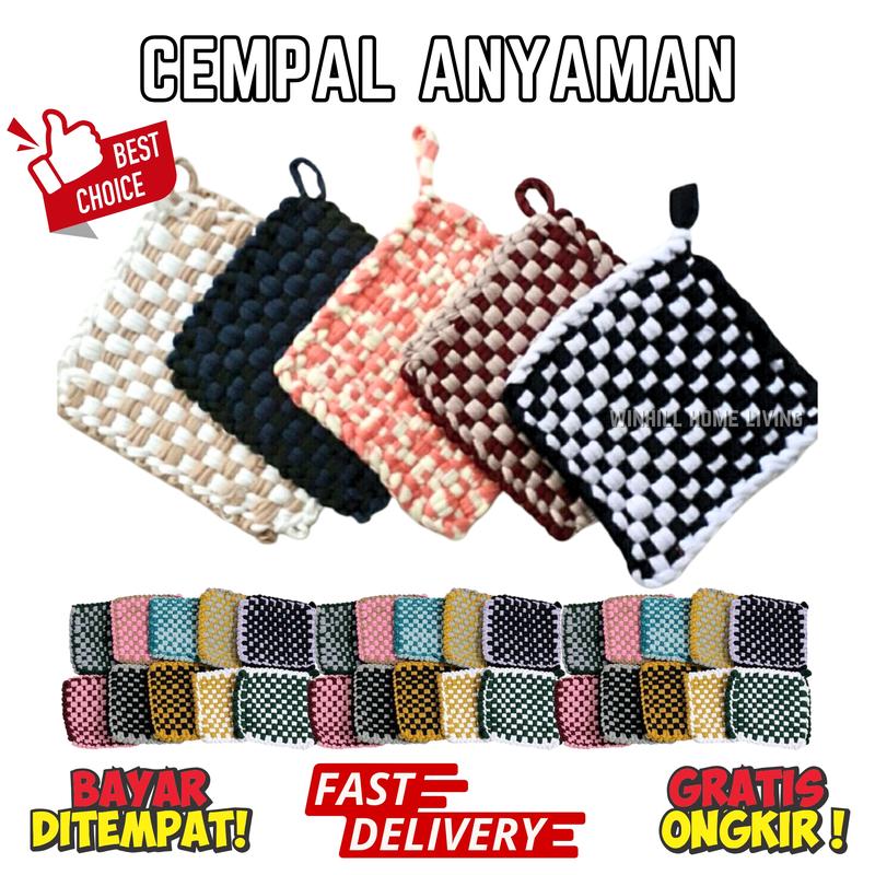 Cempal Anyam Anti Panas Tatakan Wajan Panas Alas Anyaman Dapur - Shop ...