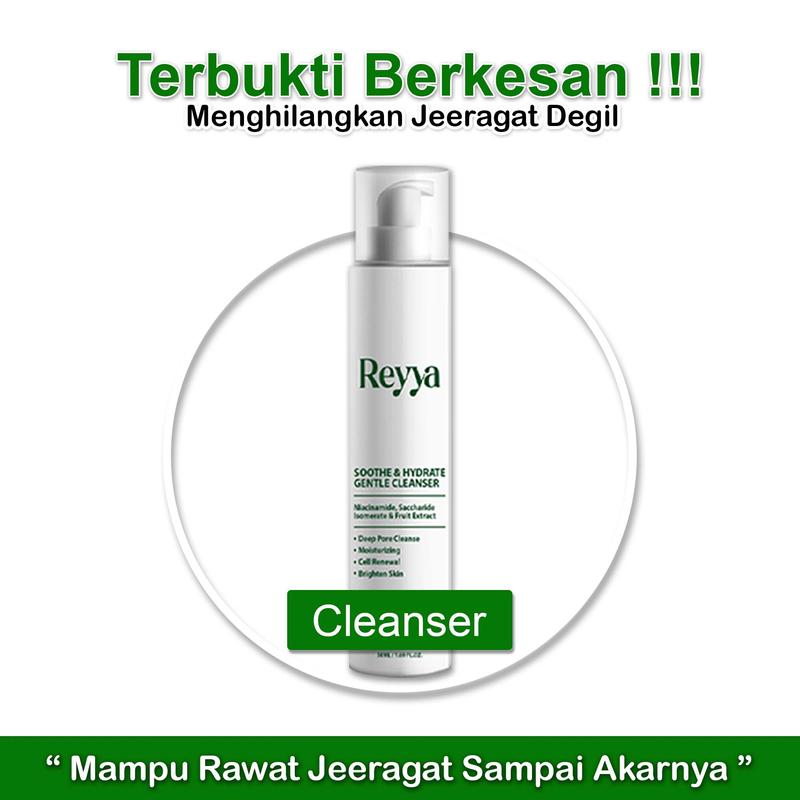 REYYA SOOTHING FACIAL CLEANSER WITH NIACINAMIDE Skincare Wajah Bebas ...