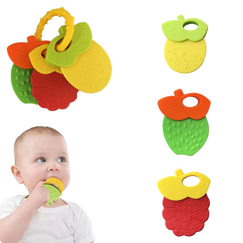 Teether Bayi, Bentuk Buah-buahan, Bahan Silikon, Perkembanga - TikTok ...