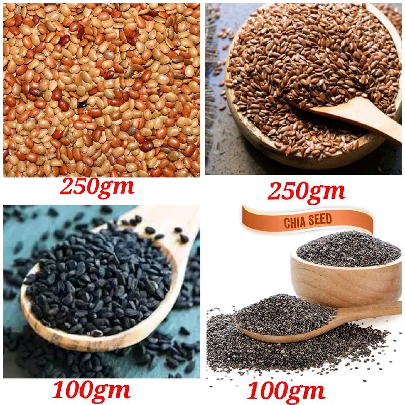 Flax Seeds Combo with chia Seeds,Horse gram/kollu/Biji kulthi, - TikTok ...