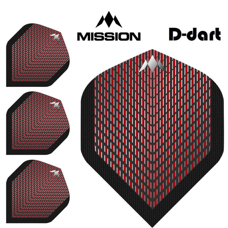 Mission Dart Flights -Red Dawn Standard 100 Micron Solo Dart - TikTok ...