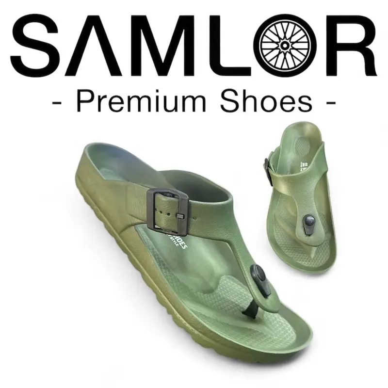 SAMLOR 6948 Lelaki Selipar Sandals lembut kasual pakai Selipar - TikTok ...