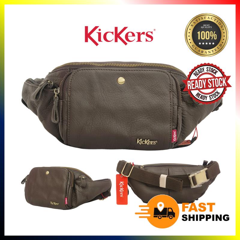 KICKERS ORIGINAL KULIT LEATHER BAG PINGGANG LELAKI WAIST POUCH - TikTok ...