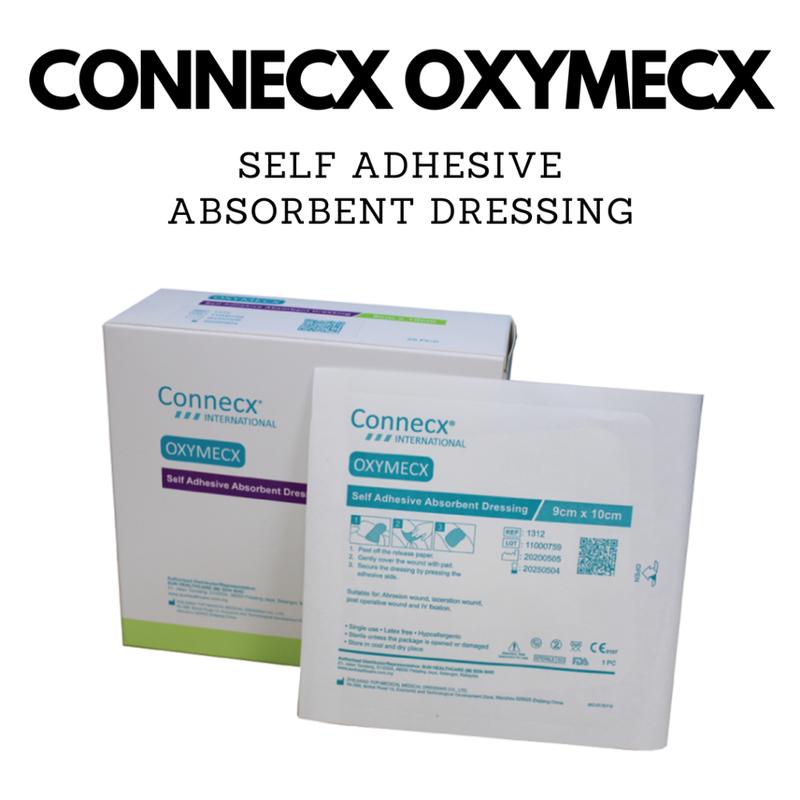 [1 keping] CONNECX Oxymecx Self Adhesive Absorbent Dressing 9cm ...
