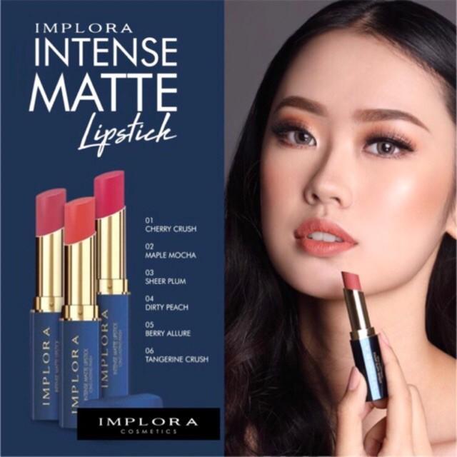 Implora Intense Matte Lipstick Long Lasting Finish Lipstik LIPSTIK ...