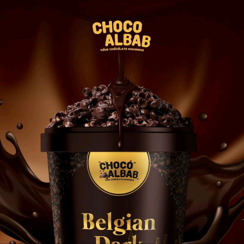 CHOCO ALBAB BELGIAN DARK CHOCOLATE CHOCO TUB choco albab viral - TikTok ...