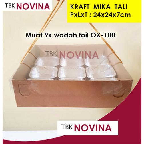 BOX DIECUT / BOX KRAFT MIKA TALI / BOX KRAFT WINDOW - Shop | Tokopedia