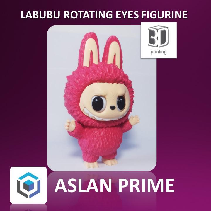 LABUBU ROTATING EYES FIGURINE 3D Print Action Figure Figur Mainan ...