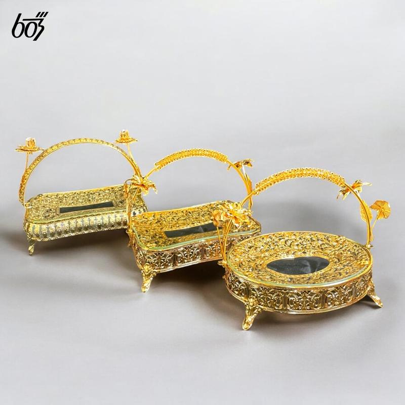 603Store Nampan Aesthetic / Nampan Mewah / Nampan Kaca mewah - Shop | Tokopedia