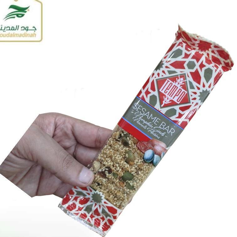 TEMPO SESAME Bar With Mixed Nuts 45g|Natural Sesame Snack Gluten ...