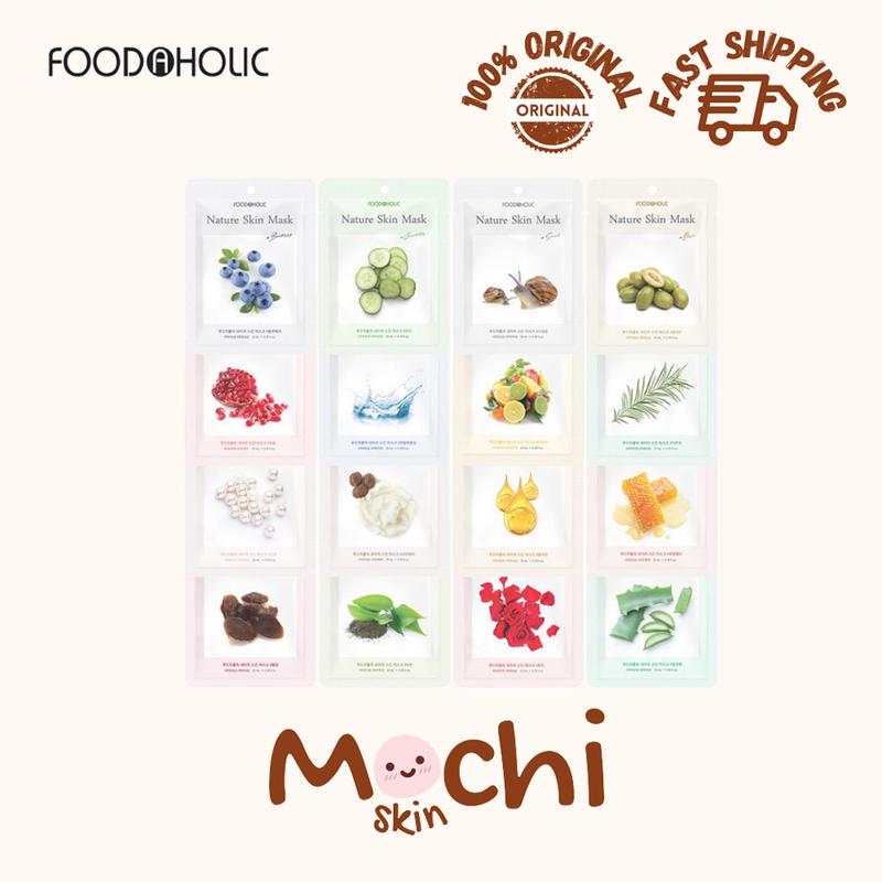 FOODAHOLIC Nature Skin Mask 23ml - TikTok Shop Malaysia