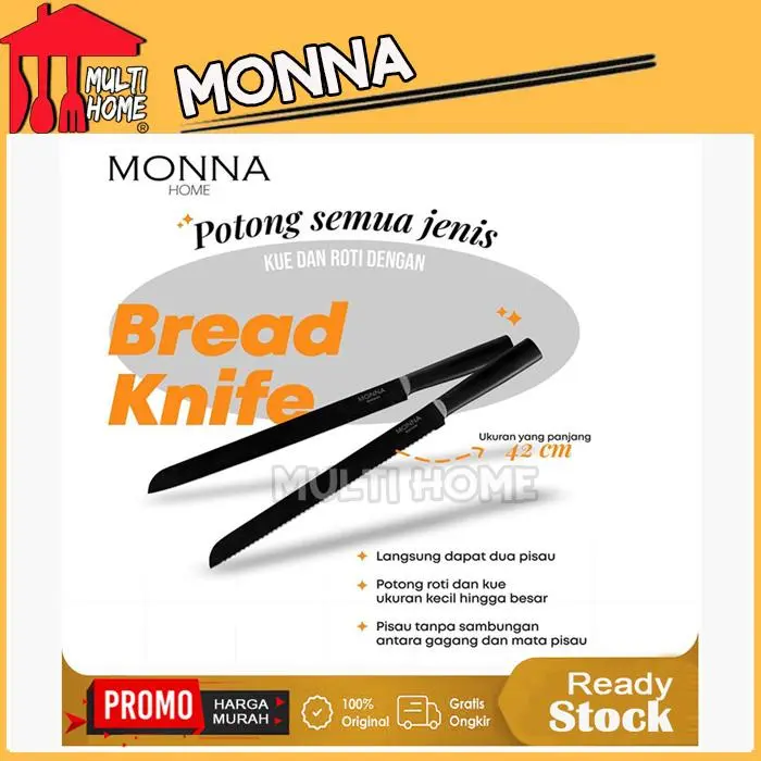 PISAU ROTI MONNA BAKEWARE/ PISAU ROTI/ BREAD KNIFE/ PISAU DAPUR - Shop ...