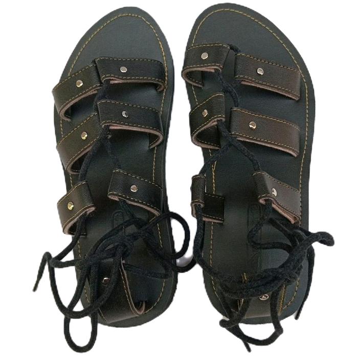 Jual Sandal karnaval full hitam sandal pendekar sandal wirosableng ...