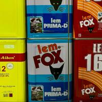 Jual Lem FOX PRIMA-D Lem Kuning Serbaguna 2,5kg/10kg/14kg untuk HPL ...