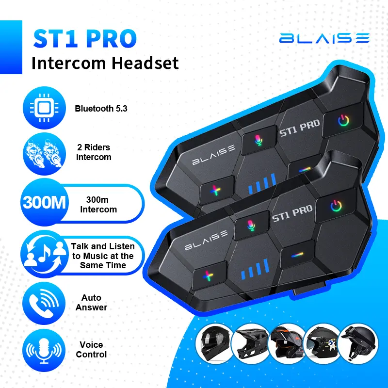 BLAISE helmet intercom microphone and base - TikTok Shop Philippines