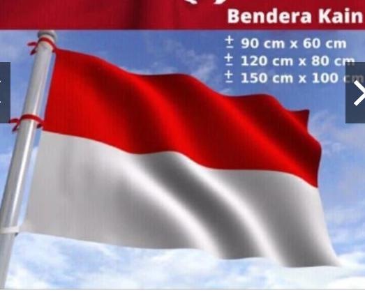 Promo Bendera Merah Putih Rumah Ukuran Sedang Bendera Merah Putih ...