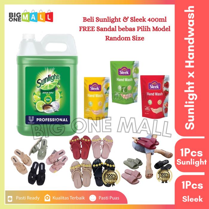 Promo Sunlight Professional 4.5L Sabun Cuci Piring Cair Jeruk Nipis ...