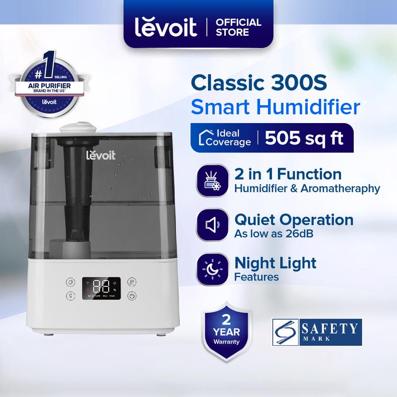 Levoit Classic 300s Smart Humidifier | Aroma Diffuser | Antibacterial - TikTok Shop Singapore