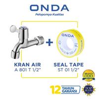 Jual Onda Kran Tembok A 801 T 1/2" + Seal Tape St 01 1/2” - Kab. Badung ...