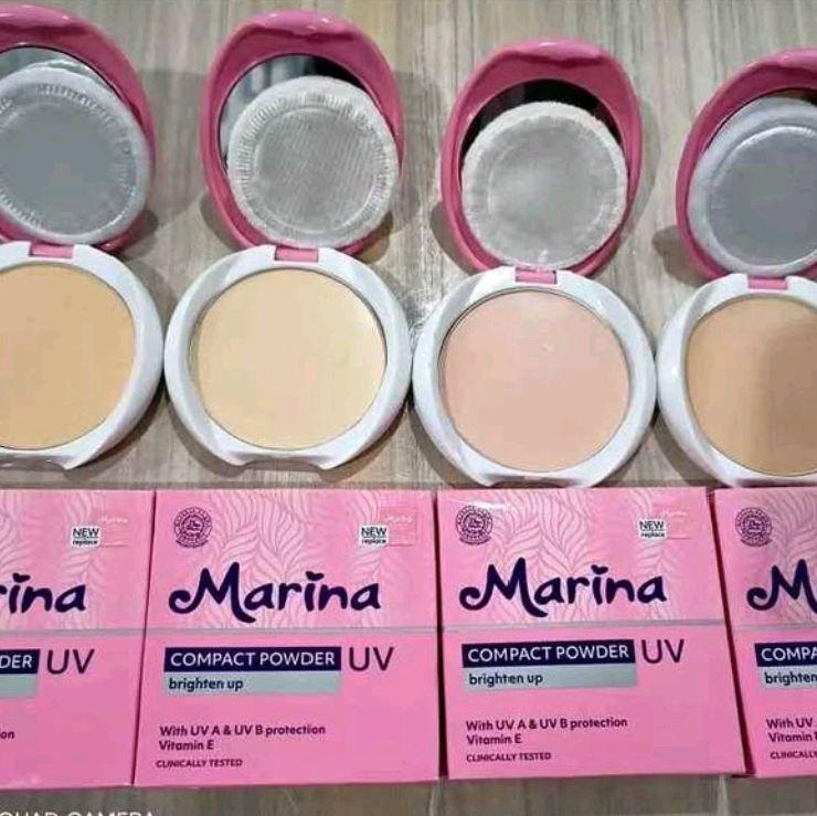 Marina Compact Powder Brighten up with UV A & UV B protection - Shop ...