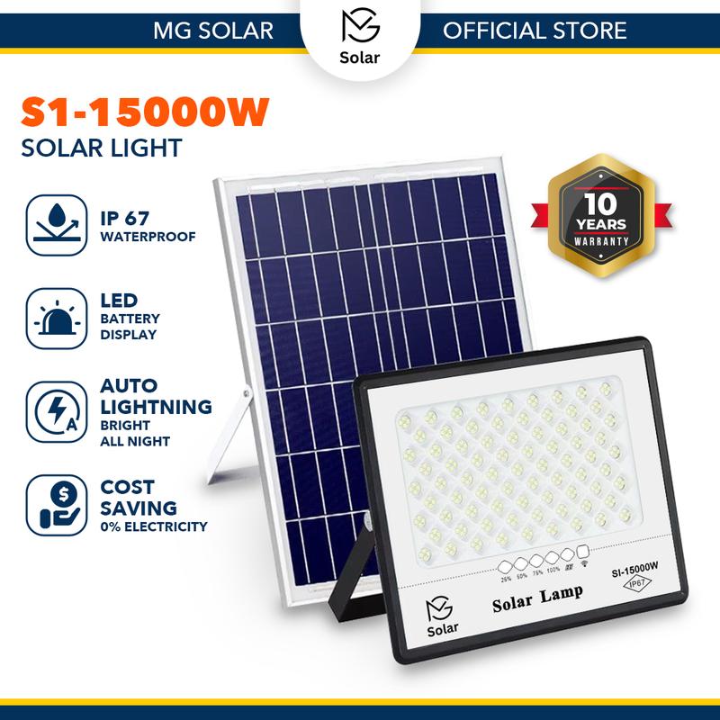 [ *MG SOLAR S1-15000W ] Lampu Solar Outdoor Lighting S11 Solar - TikTok ...