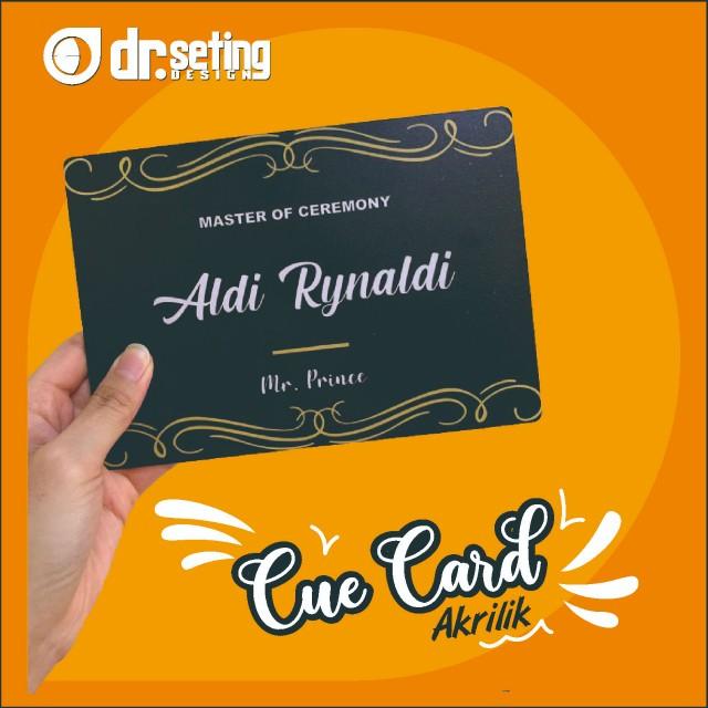 (PREE ORDER) CUE CARD MC AKRILIK / Q CARD PEMBAWA ACARA Stiker - Shop ...