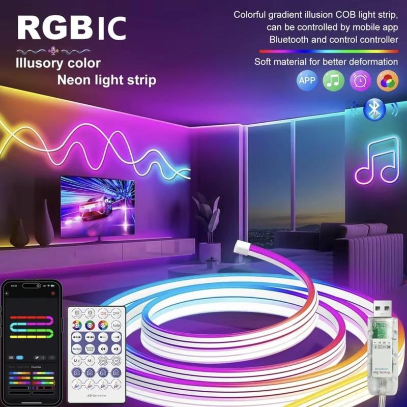 Lampu Bunga Api, Versi Kalis Air, Bar Lampu RGBIC, Kalis Air - TikTok ...