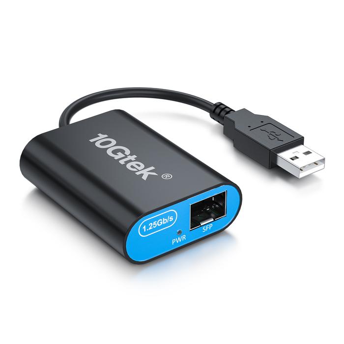 Jual USB3.0 to SFP Fiber Optic Converter, USB to SFP 1000Mbps Gigabit ...