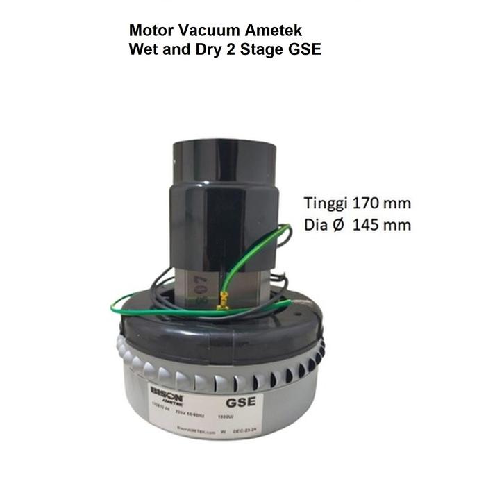 Jual Motor Vacuum Ametek Wet and Dry 2 Stage GSE - Jakarta Timur ...