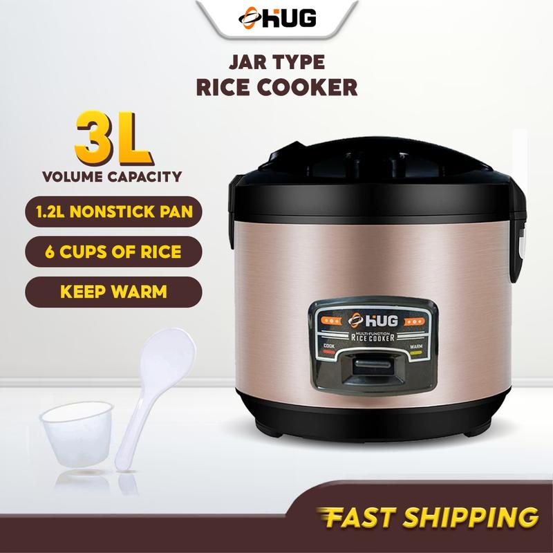 Hug 3L Volume Capacity Jar Type Non-Stick Rice Cooker JT-300Z - TikTok ...