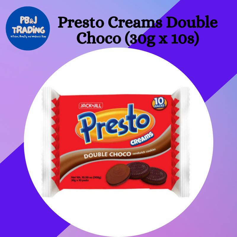 Presto Creams Double Chocolate Sandwich Cookies - 30g x 10s - TikTok ...