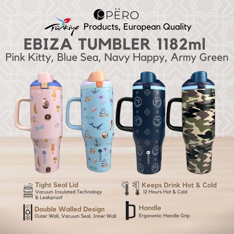[JORDI ONSU] TD Pero Ebiza Tumbler / Botol Minum Tumbler Stainless ...