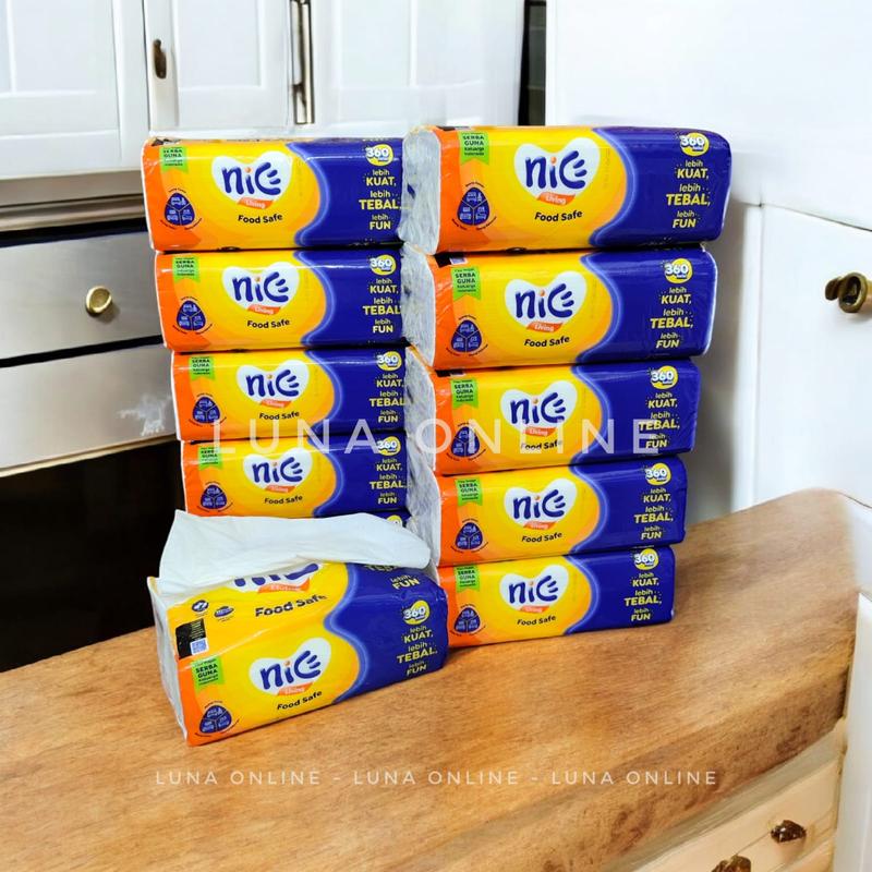 isi 10 Tisu Nice 360 helai Kemasan Baru dari 180 sheet 2ply safe - Shop ...