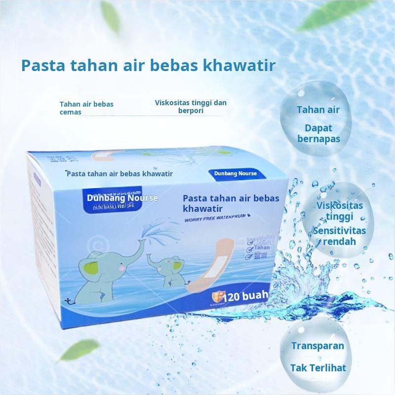 Band-Aid Tahan Air Bernapas Transparan Hemostatik Luka Anak-anak Bebas ...