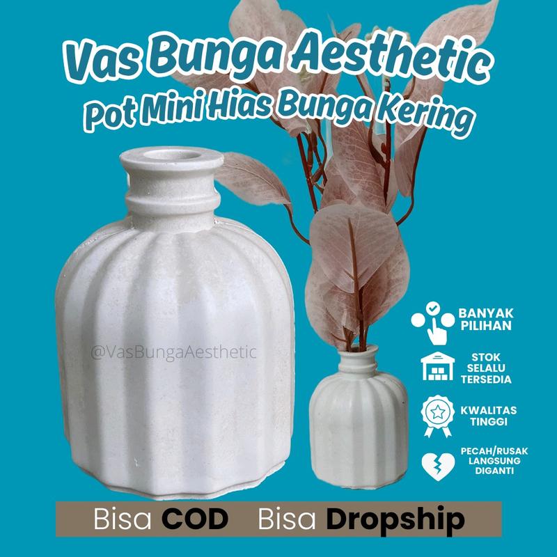 Vas Bunga Aesthetic / Mini Flower Vase / Props Properti Foto - Shop ...