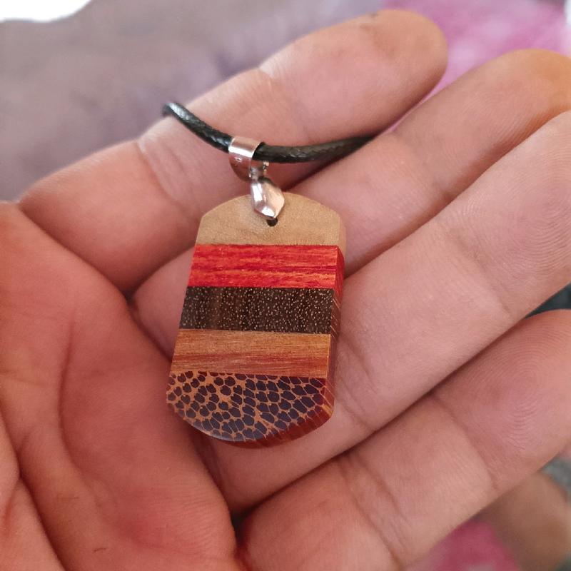 Keychain 5Combinaai Larak Salah Teras Kayu Menang Gemugal Raja Kayu ...