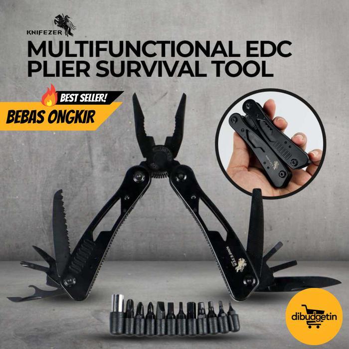 Jual KNIFEZER MULTIFUNCTIONAL EDC PLIER SURVIVAL TOOL STAINLESS STEEL ...