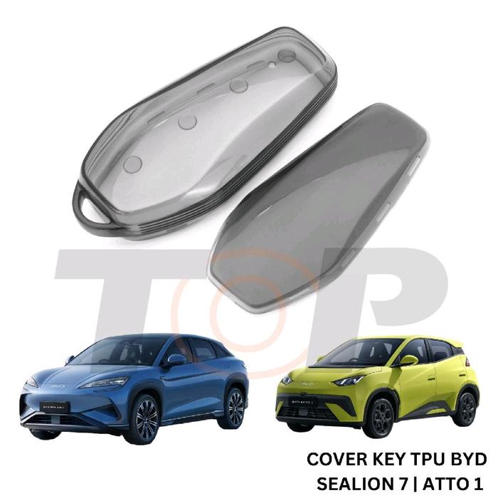 Jual COVER KEY TPU BYD SEALION 7 ATTO 1 CAR SOFT CASE SARUNG CASING ...