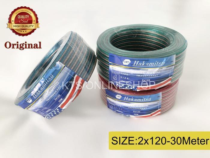 Jual Kabel Listrik Transparan Kabel Serabut Per Rol 2 X 120 ...