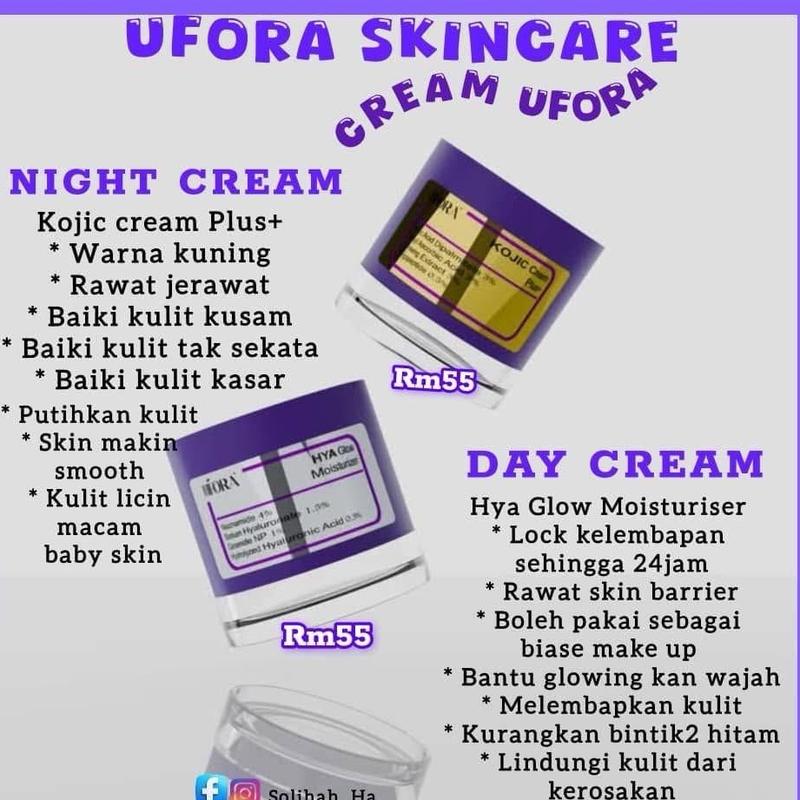 HYA GLOW MOISTURISER & KOJIC CREAM UFORA SKINCARE NEW ITEM - TikTok ...