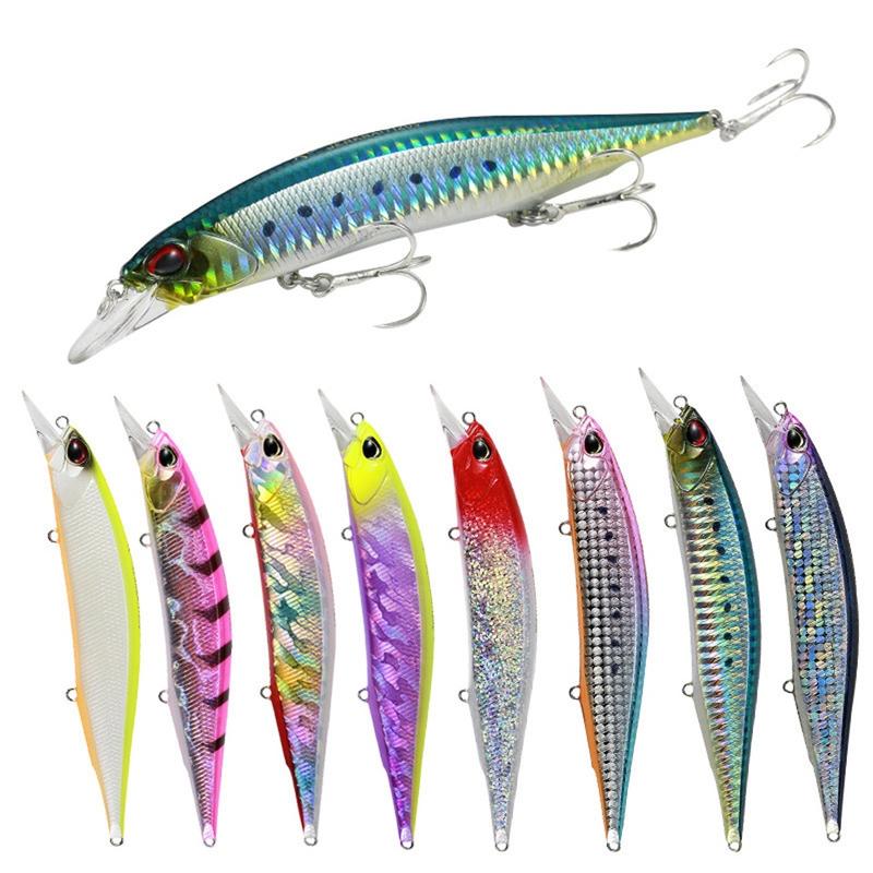 1Piece Minnow Lures 13cm 19g Floating 3D Fisheyes Hard Bait Artificial ...