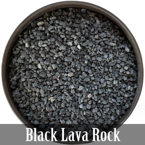 1L Packaging 3-6mm Black Lava Volcanic Rock Soil Gravel For Decorative ...