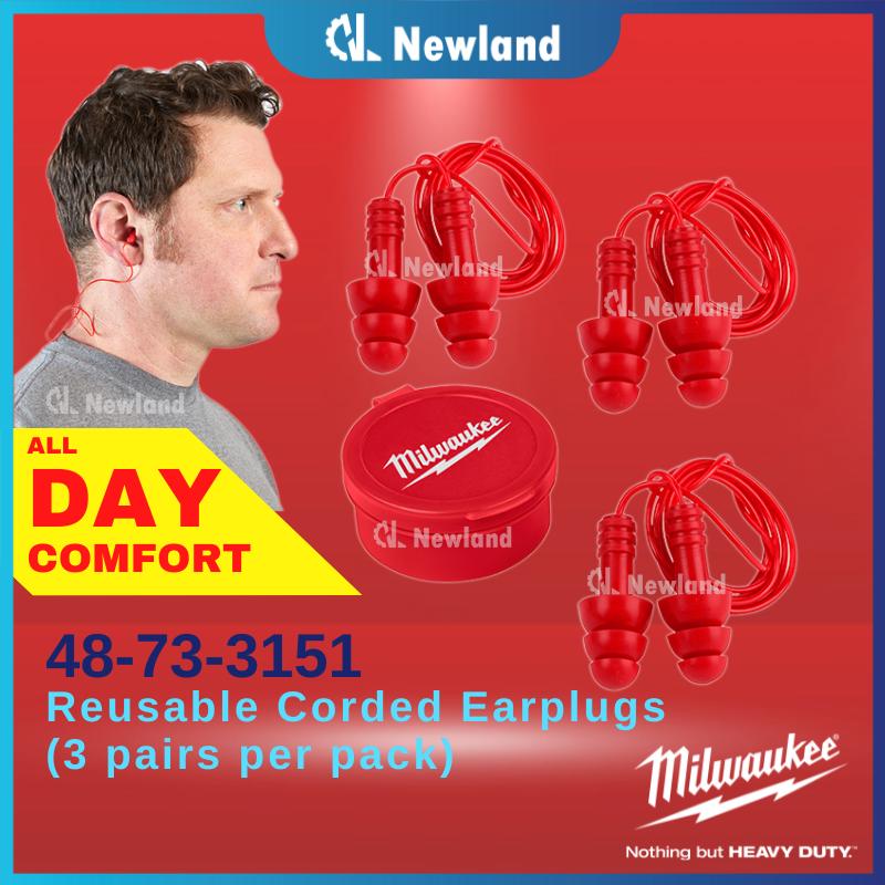 Milwaukee Reusable Corded Ear Plugs 3 Pack 48-73-3151 - TikTok Shop ...
